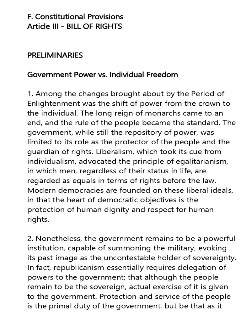 Constitutional Rights and Government Limits | PDF | Search And Seizure ...