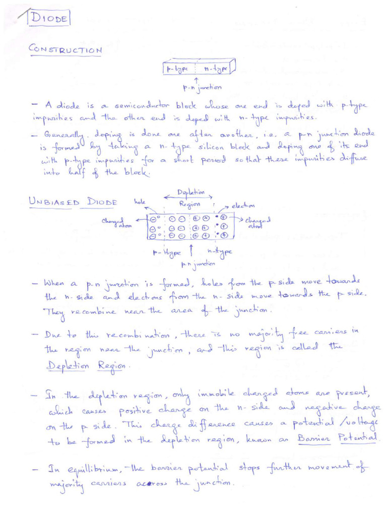 01 Diode Basics | PDF