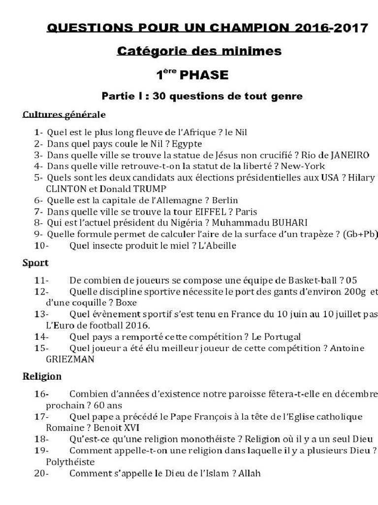 Génie en Herbe | PDF