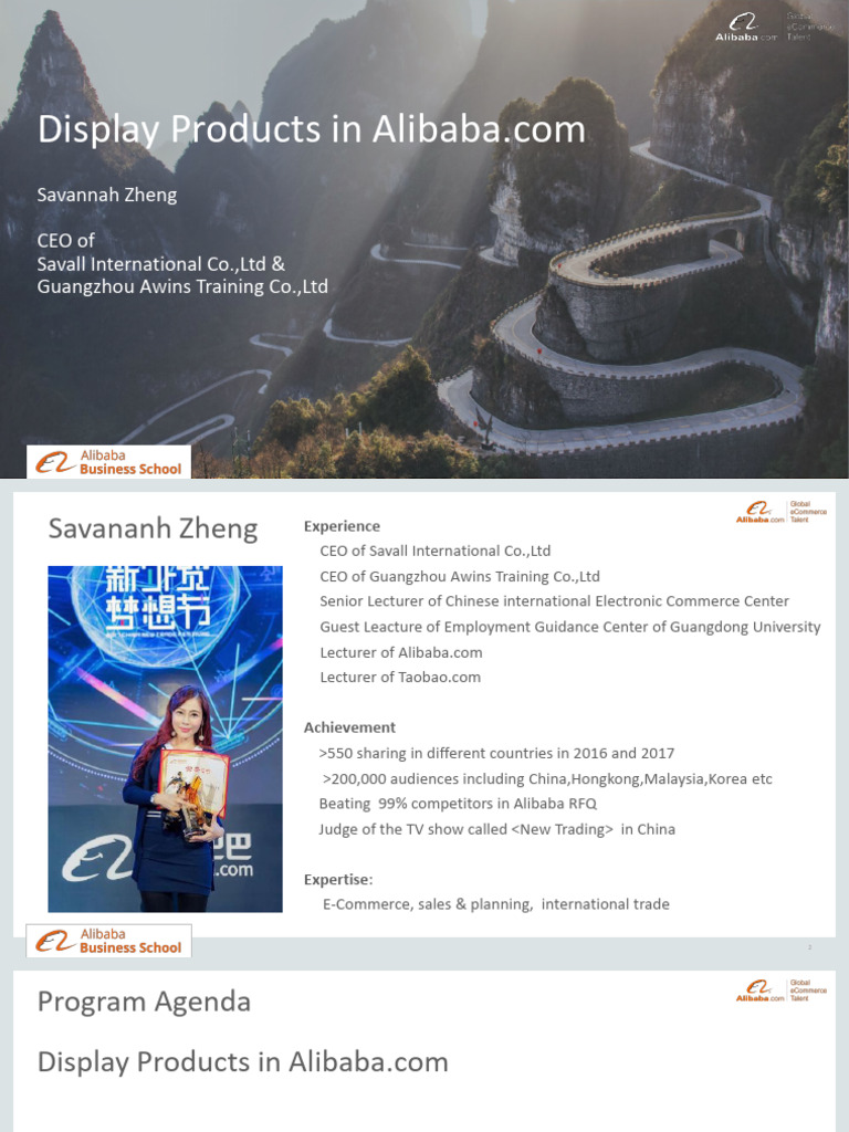 Day 4 - Display Products in Alibaba - Com (Savannah) | PDF | Alibaba ...