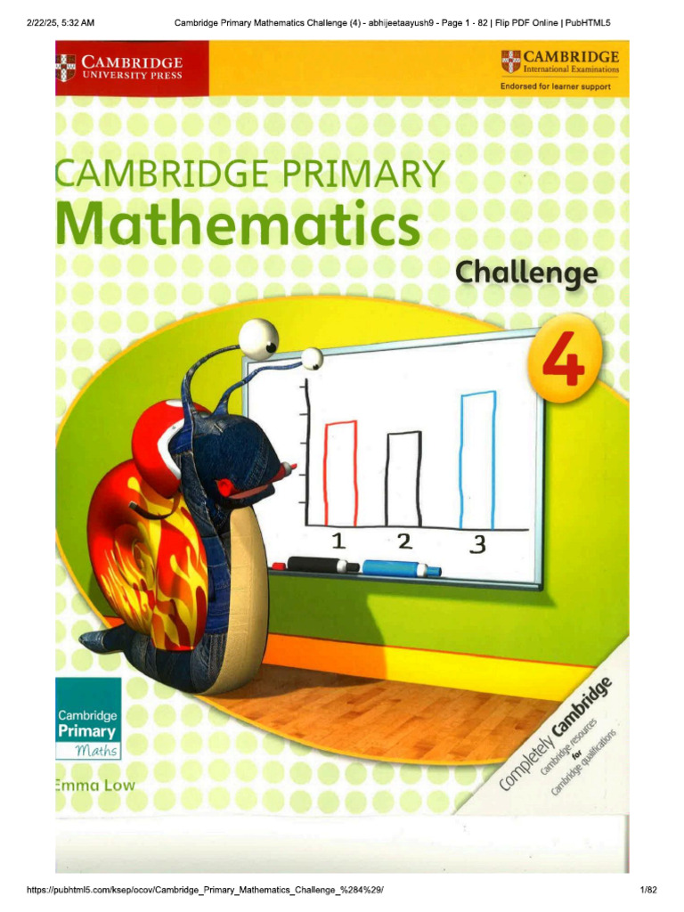 Cambridge Primary Mathematics Challenge 4 | PDF