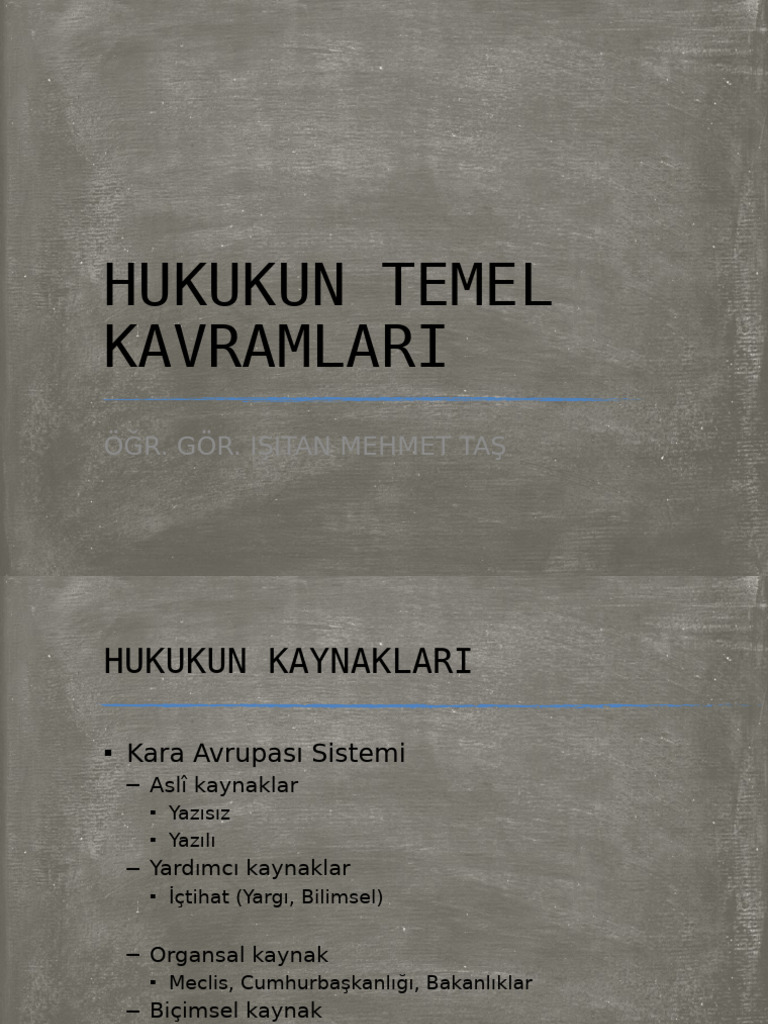 Hukukun Temel Kavramlari - h2 | PDF
