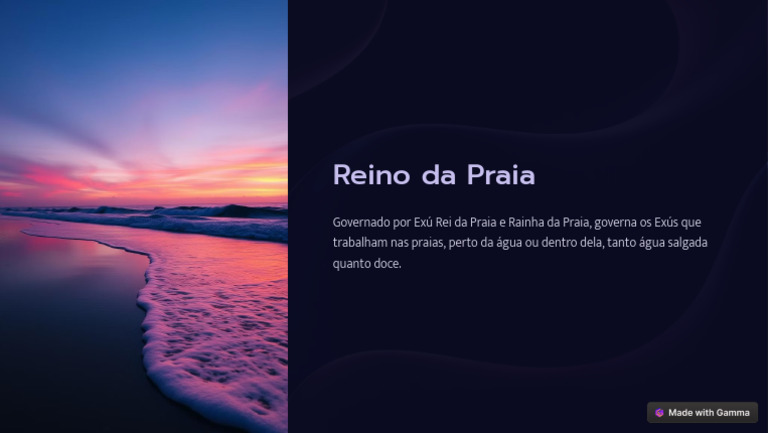 Exú Rei da Praia e seu Reino | PDF