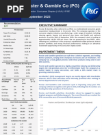 Categories and Product Lines of Procter & Gamble | PDF