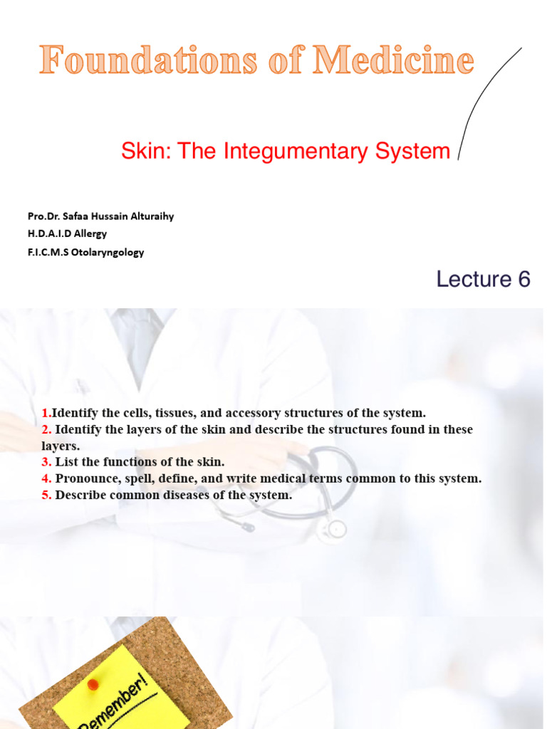 Foundations of Medicine-7 | PDF | Skin | Integumentary System