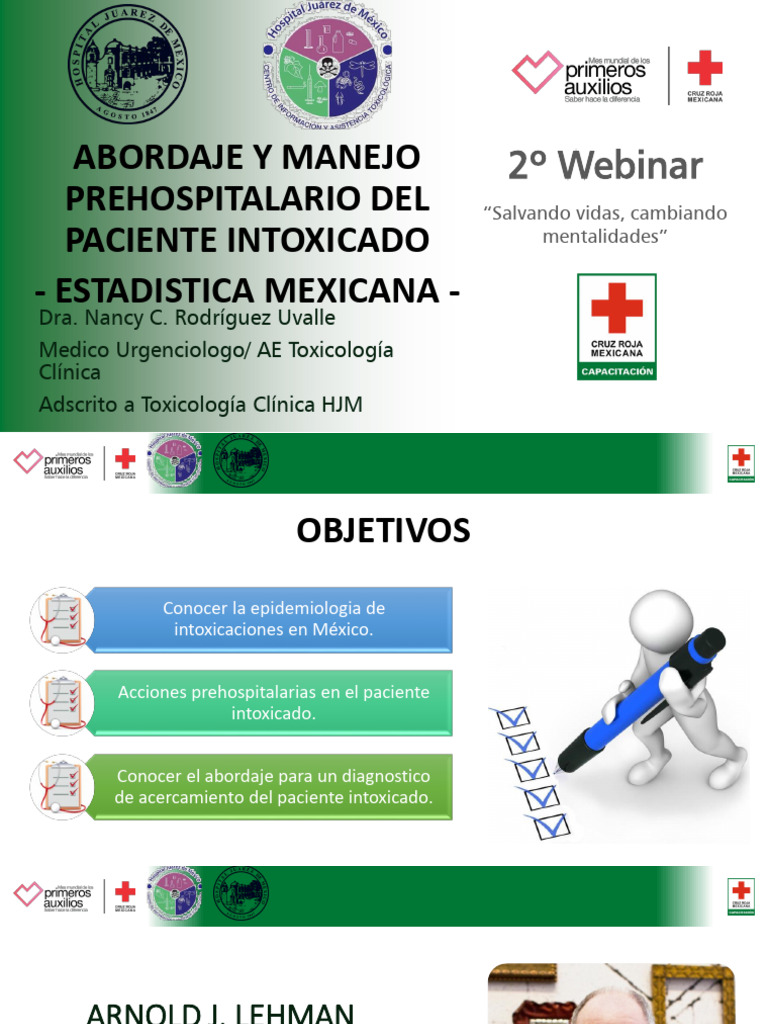 Abordaje y Manejo Inicial Prehospitalario de Paciente Intoxicado | PDF | Toxicología | Cuidado ...