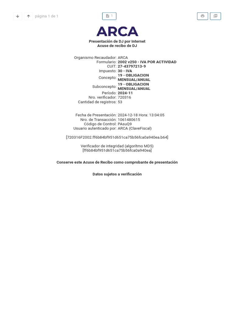 ACUSE Presentación F2002 11.24 | PDF