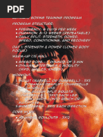 12 Week Boxing Training Program PDF | PDF | Strength Training ...