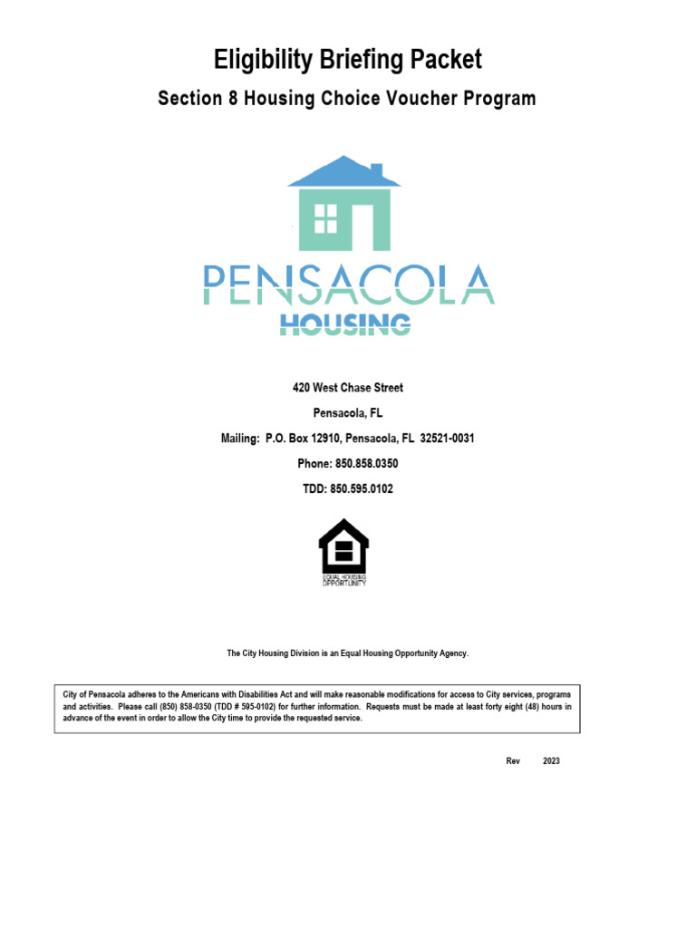 Section 8 Housing Voucher Guide | PDF | Section 8 (Housing) | Lease
