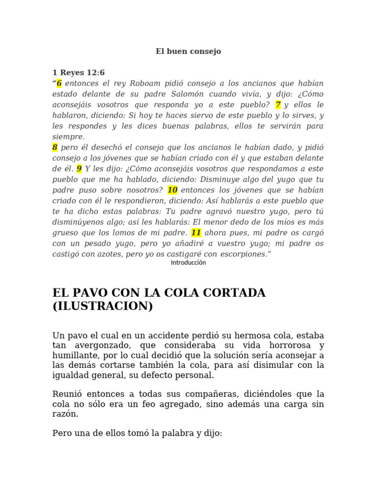 El Buen Consejo | PDF | Libros de reyes