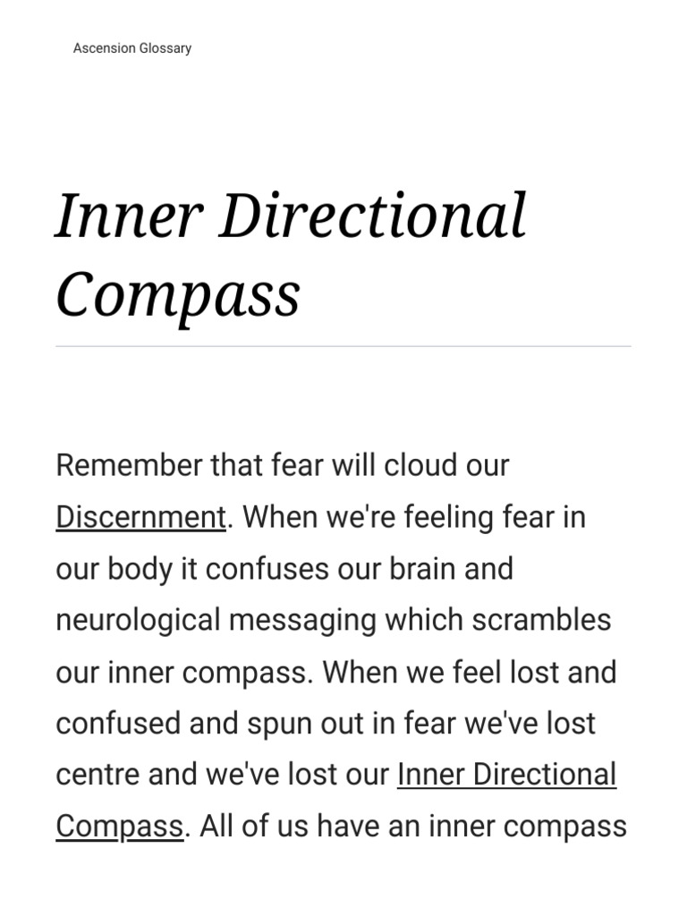 Understanding Your Inner Compass | PDF | Integrity | Consciousness