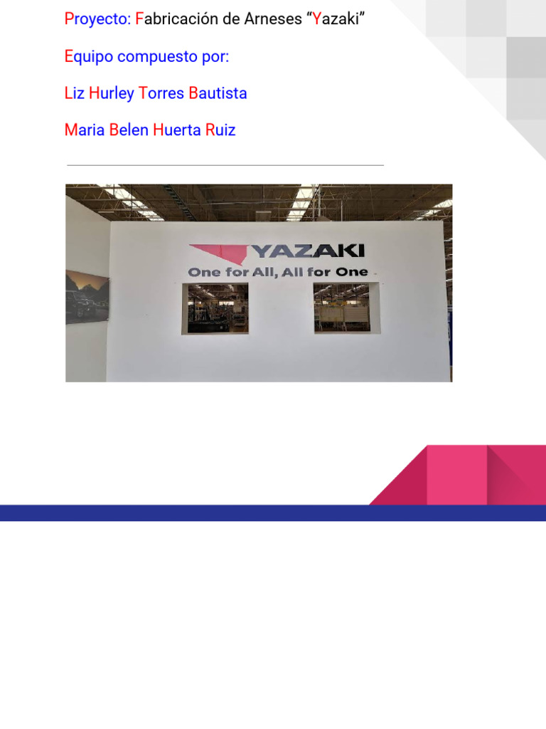 Impacto del Software en Arneses Yazaki | PDF | Logística | Gestión de ...