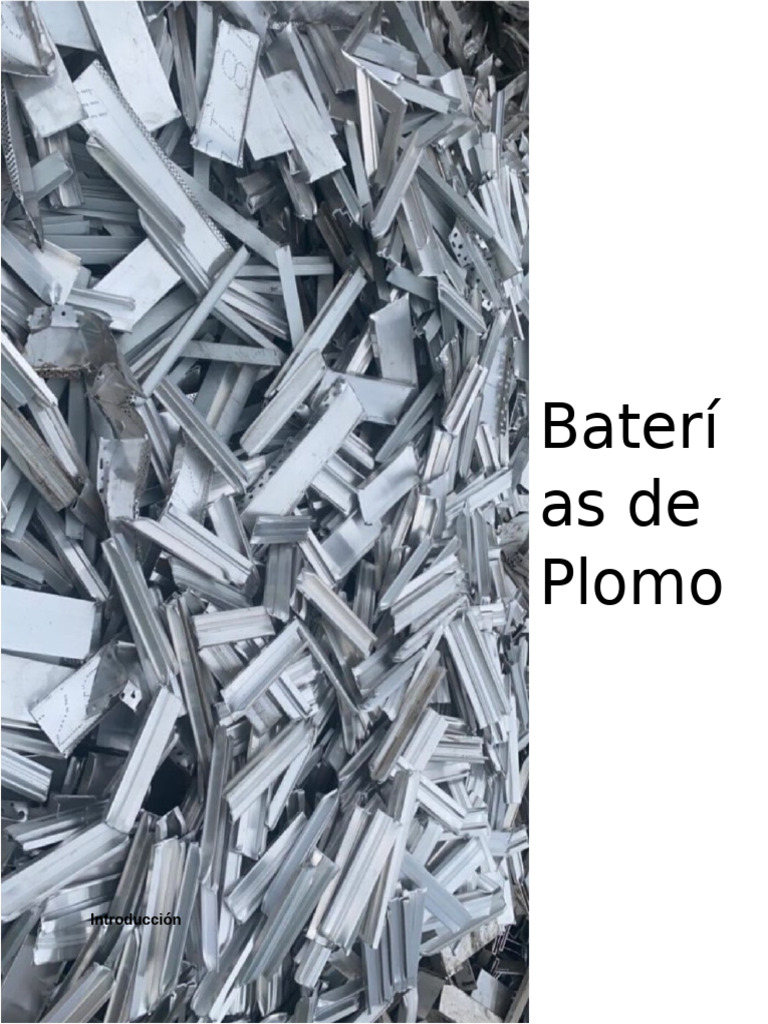 Dióxido de plomo en baterías de plomo-ácido | PDF | Ingenieria ...