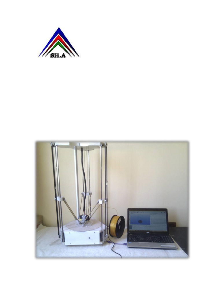 CNC Delta Robot 3-Dprinter Project Report 2014 | PDF | Electric Motor ...