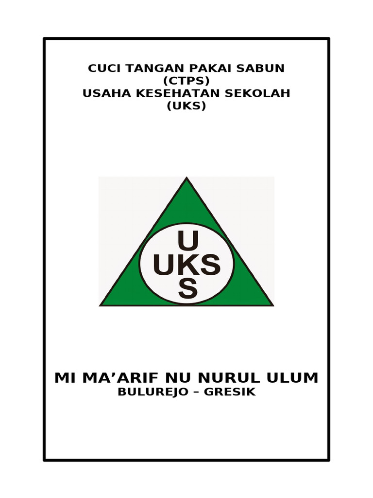 PROGRAM KERJA UKS 2024-2025 | PDF
