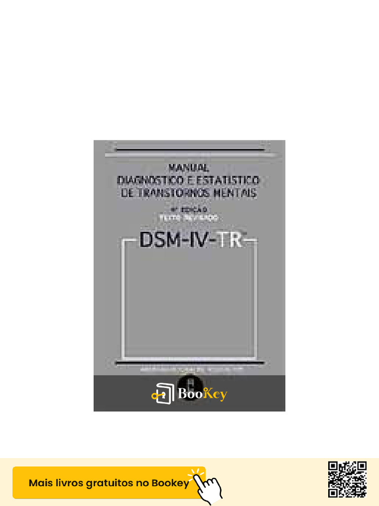 Manual Diagnostico e Estatistico de Transtornos Mentais DSM PDF (1) | PDF | Manual Diagnóstico e ...
