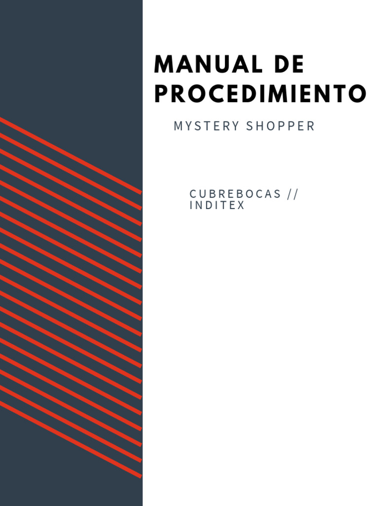 Manual de Procedimiento | PDF