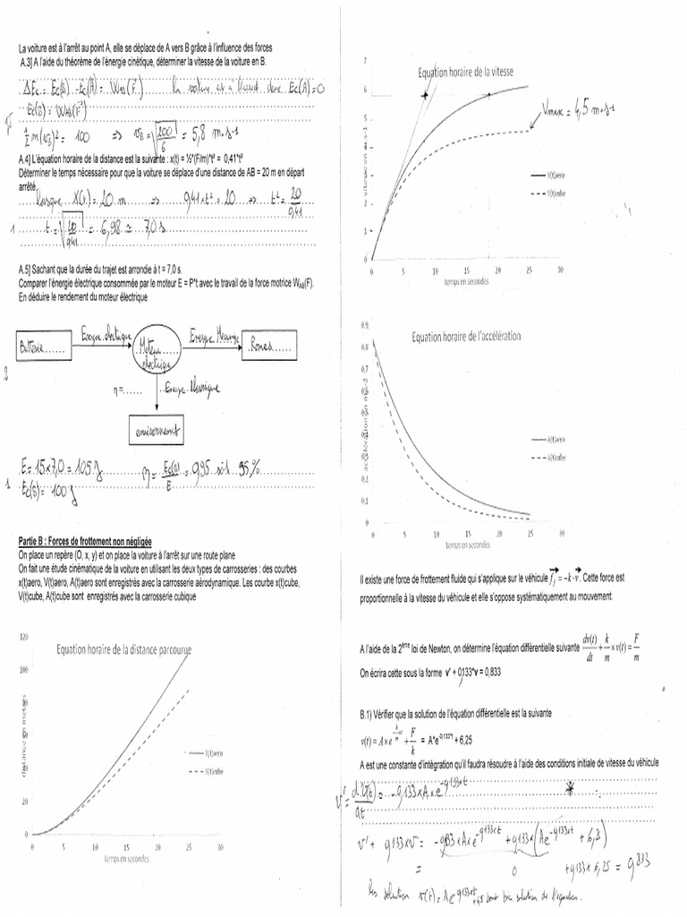 Correction Mecanique + Equadiff | PDF