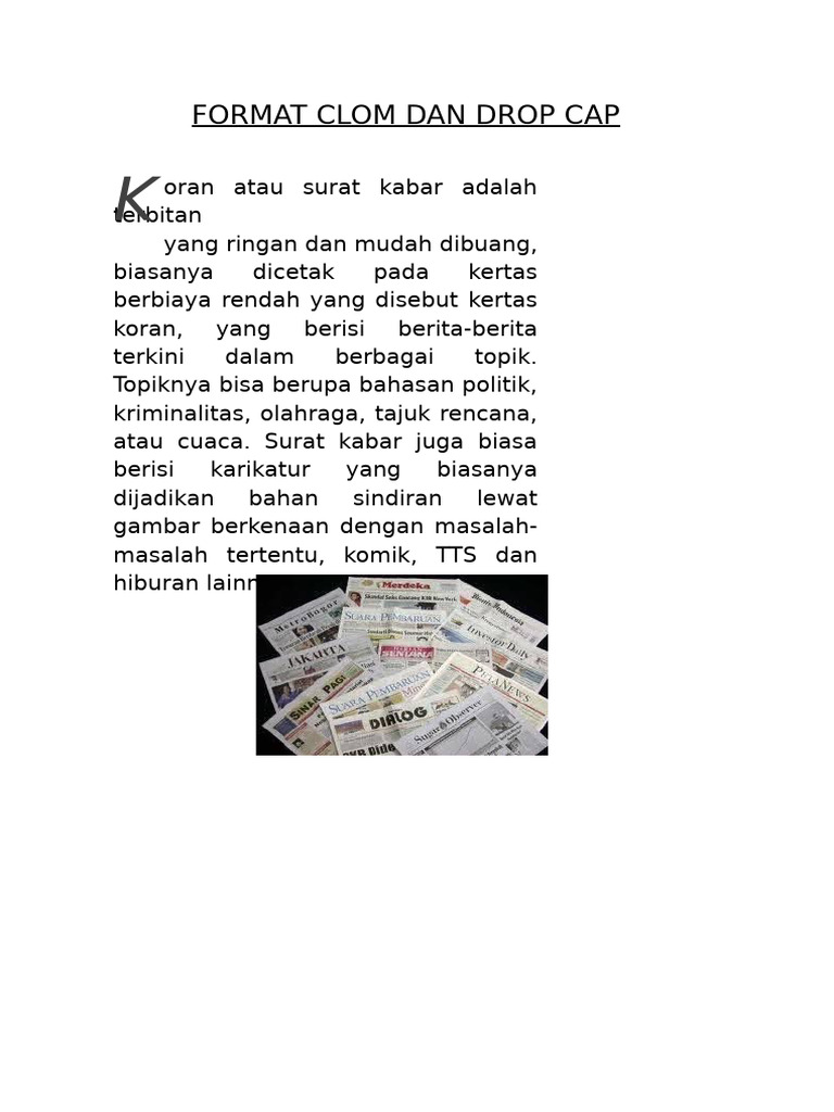 TUGAS MEMBUAT DRAP CAP_NOVI AZKIA RAMADHANI_A1_2425681158 | PDF