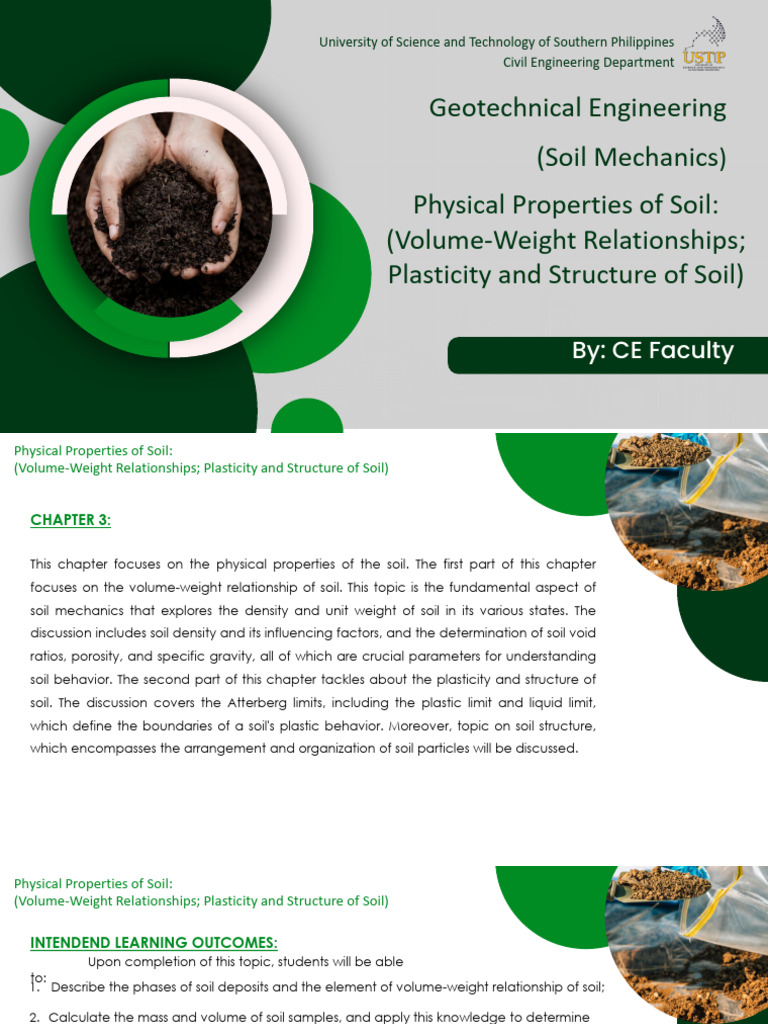 Soil Physical Properties Overview | PDF | Density | Soil Mechanics