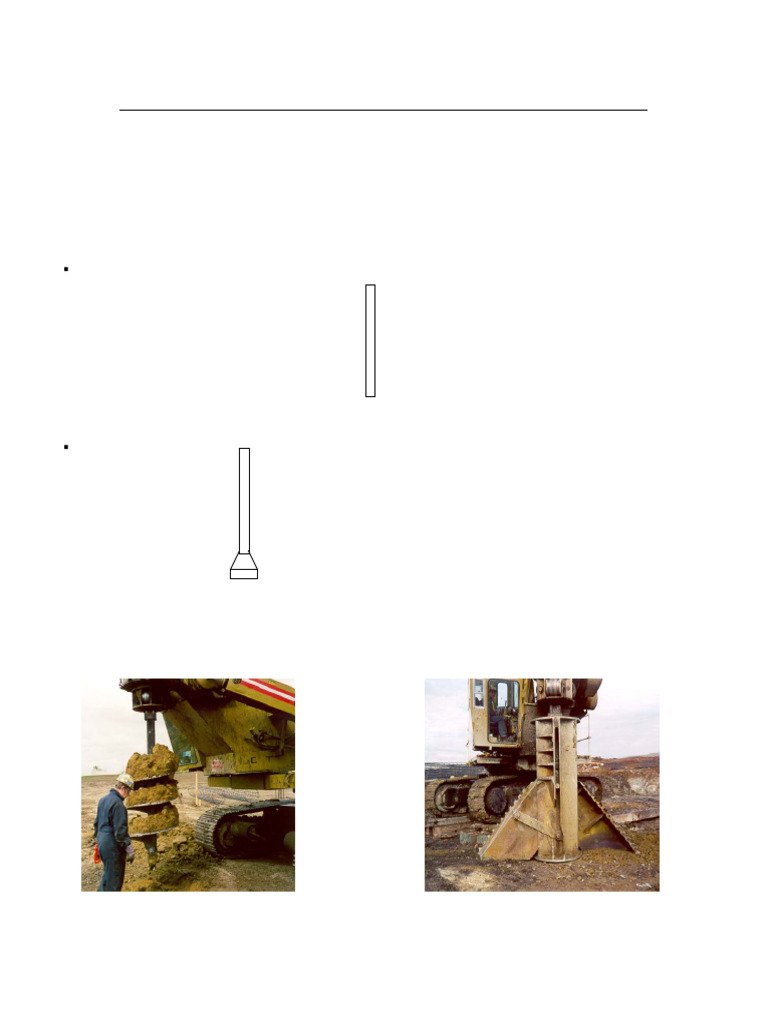 Belled Piles and Foundation Tables | PDF