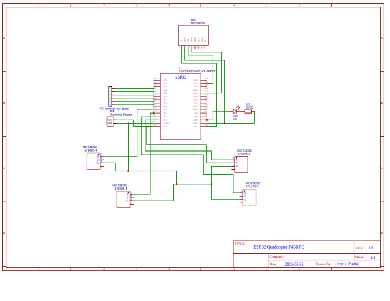 ESP32 Quad FC - Schematic | PDF
