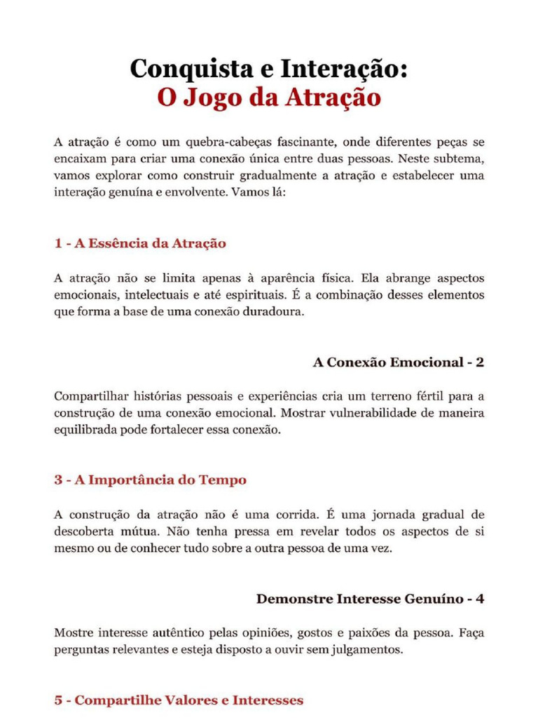 Atraindo Mulheres 6 | PDF