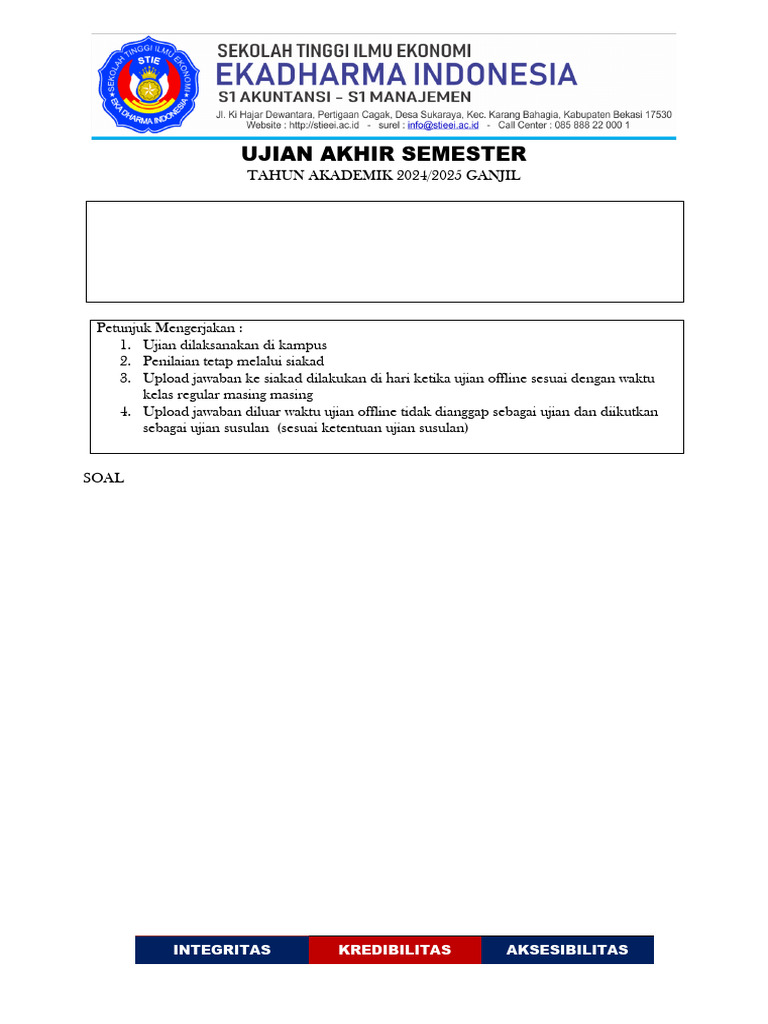 070125-UAS BASIC ENGLISH Ganjil 2024. | PDF