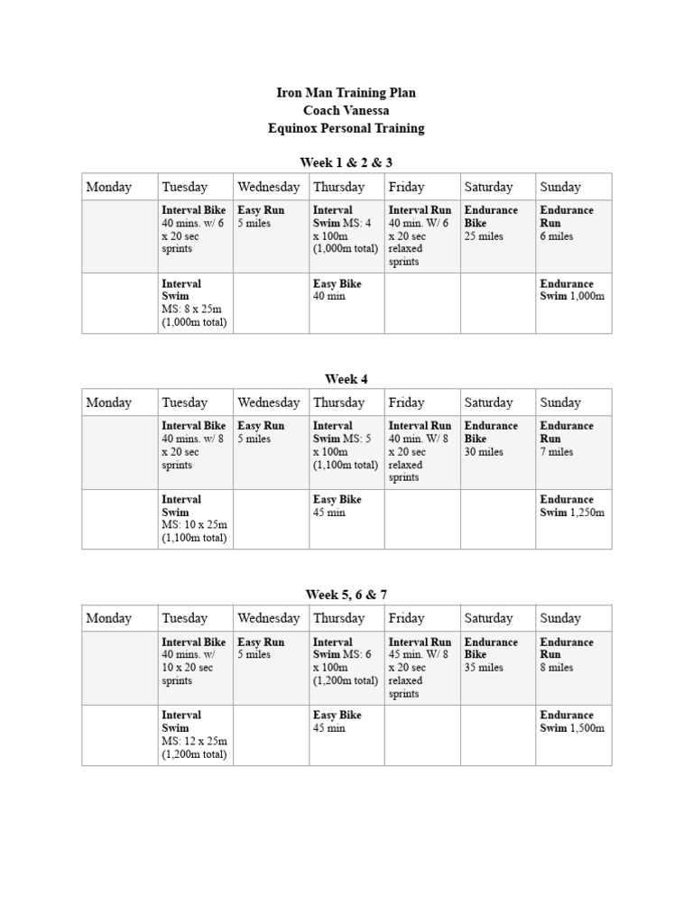 Iron Man Program | PDF