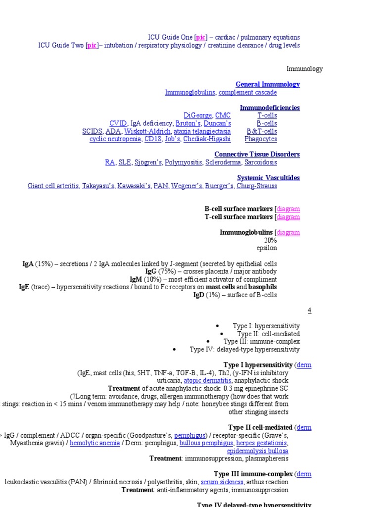 ICU Guide One | PDF | Systemic Lupus Erythematosus | Gout