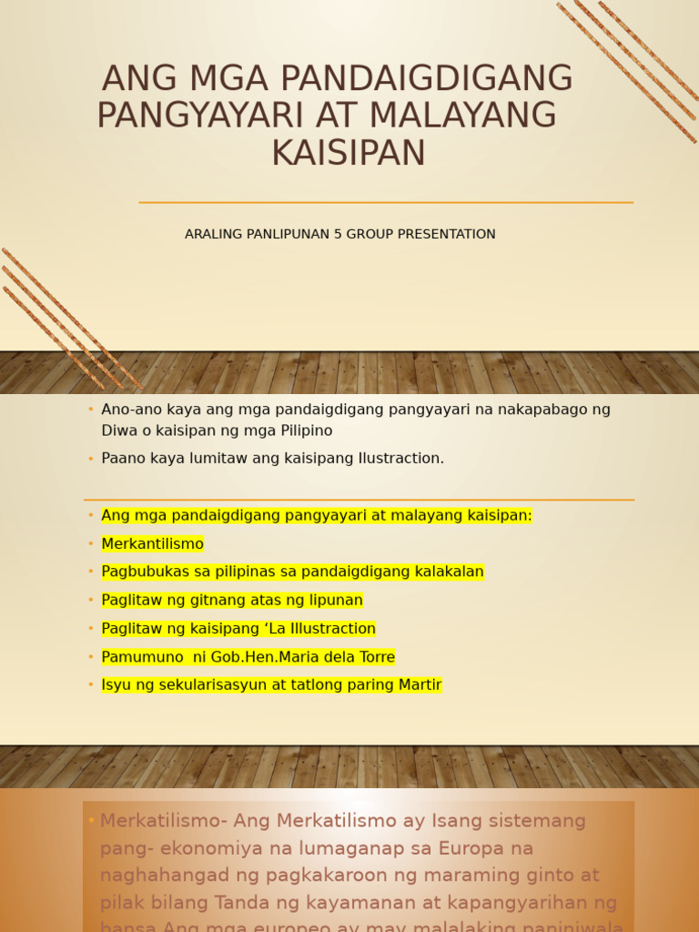Ang Mga Pandaigdigang Pangyayari at Malayang Kaisipan | PDF