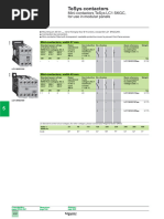 Schneider Electric Contactor Catalogue | PDF