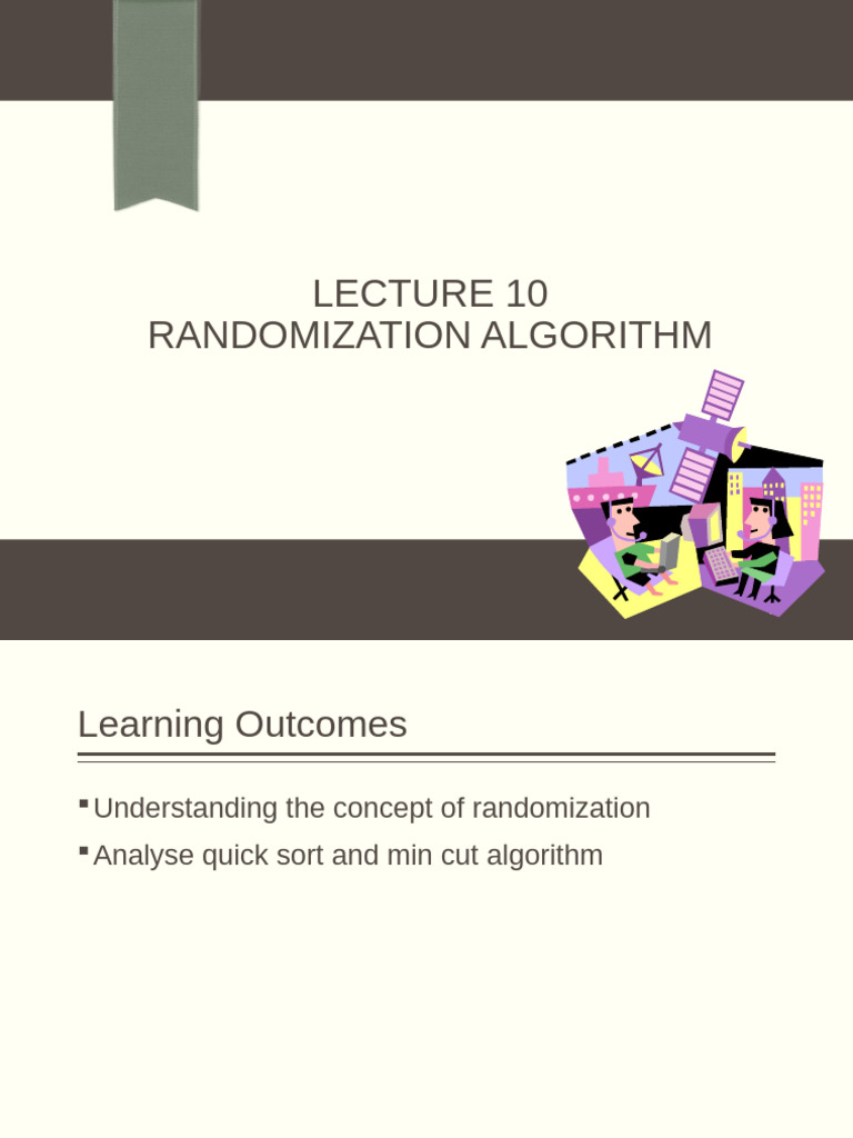 Randomized Algorithms & Quick Sort | PDF | Vertex (Graph Theory) | Algorithms And Data Structures