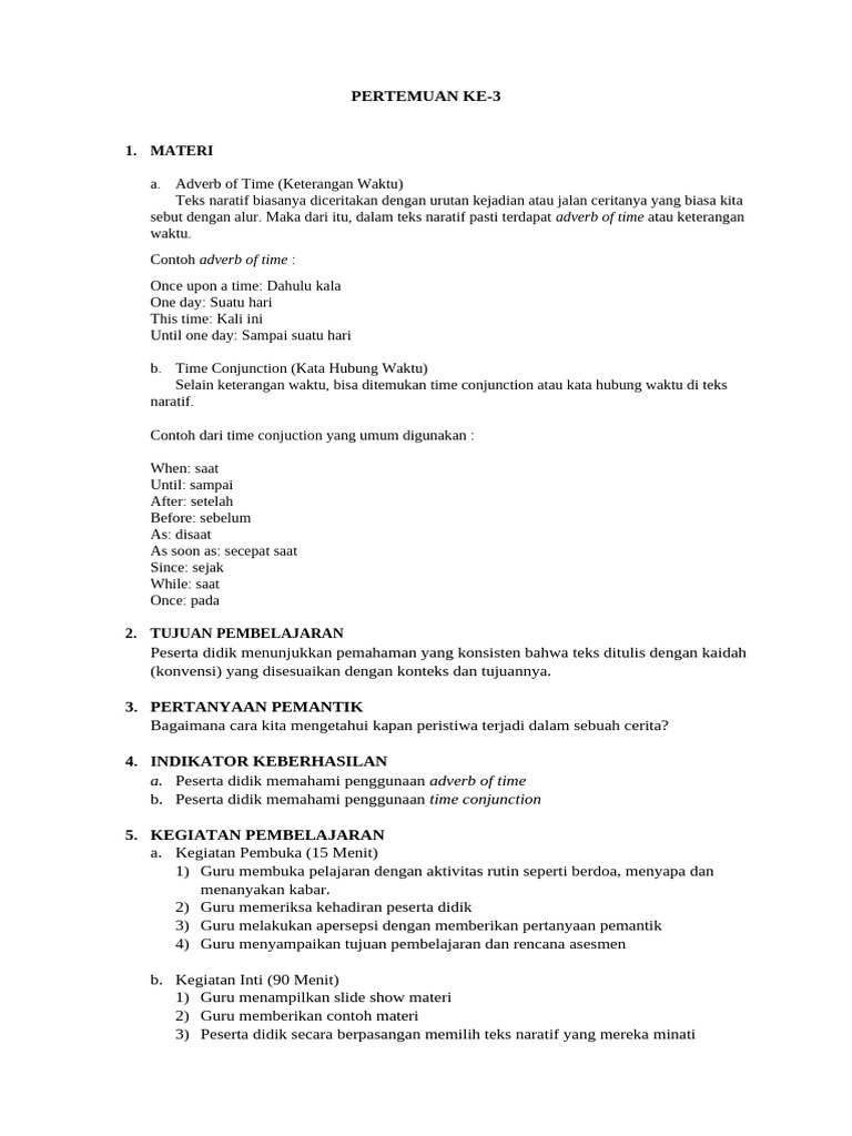 PERTEMUAN KE-3 | PDF