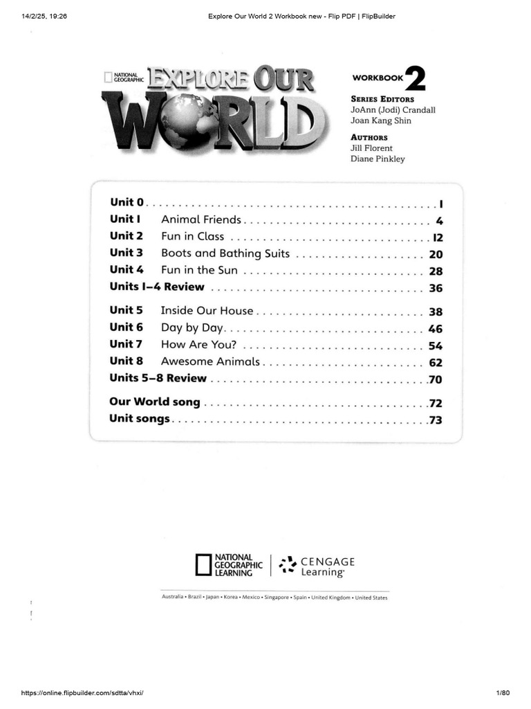 Explore Our World 2 Workbook | PDF