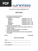 Sample Test Papers JST HST PST | PDF | Mass | Force