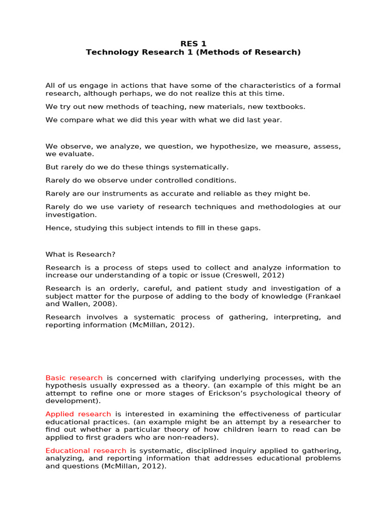 Research-Introduction-Concepts | PDF | Methodology | Qualitative Research