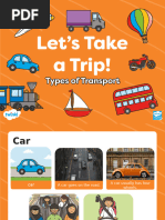 Transportation Word Wall Vocabulary Print Able PDF | PDF