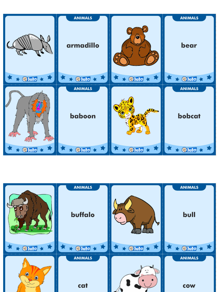 Animal List: Mammals & More | PDF