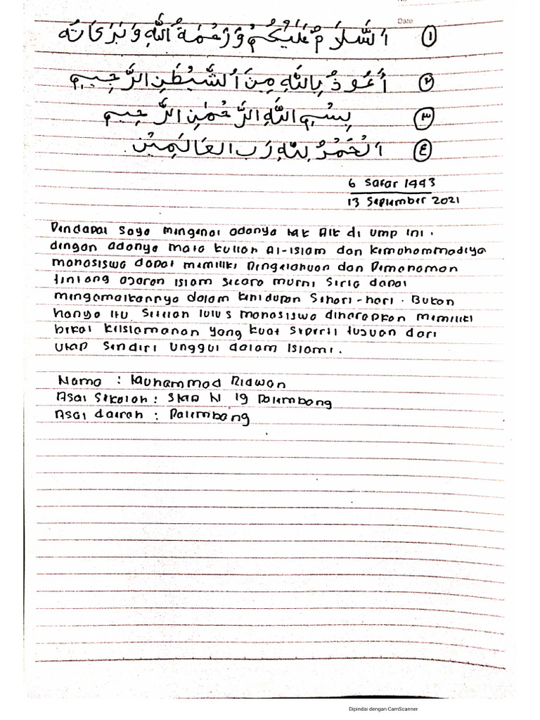 Muhammad Ridwan 212018256 | PDF