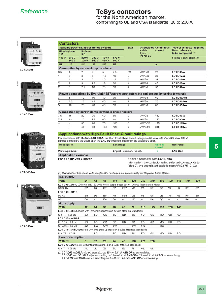 Schneider-Contactor-Catalogue_72 | PDF