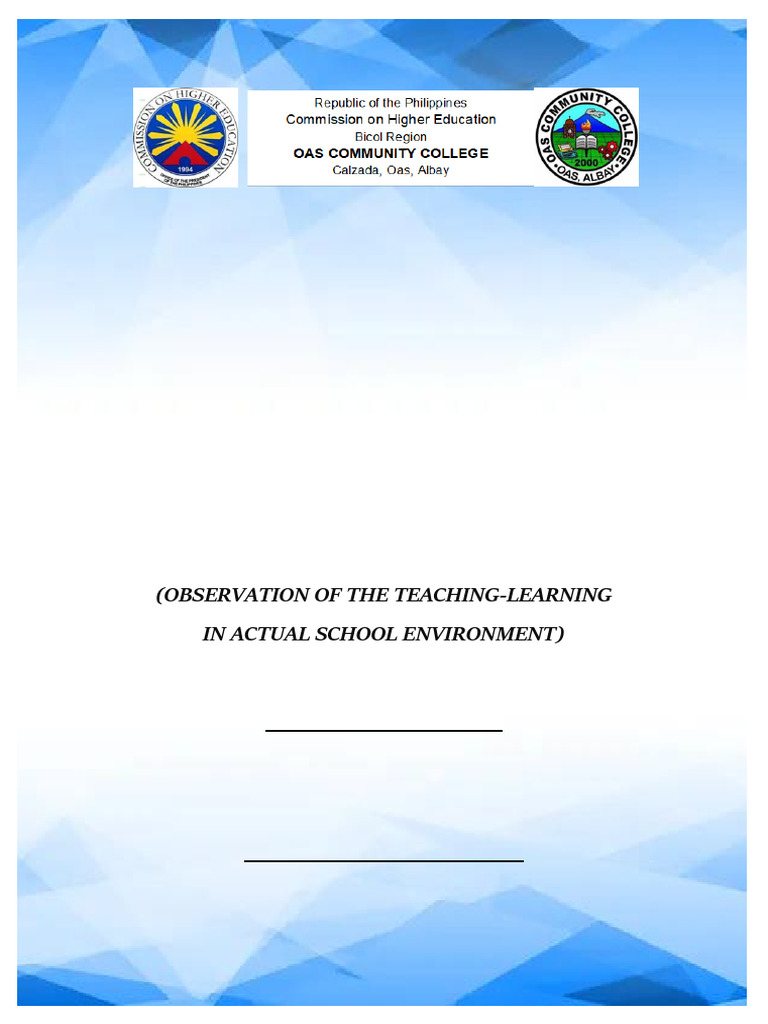 Narrative Report | PDF | Learning