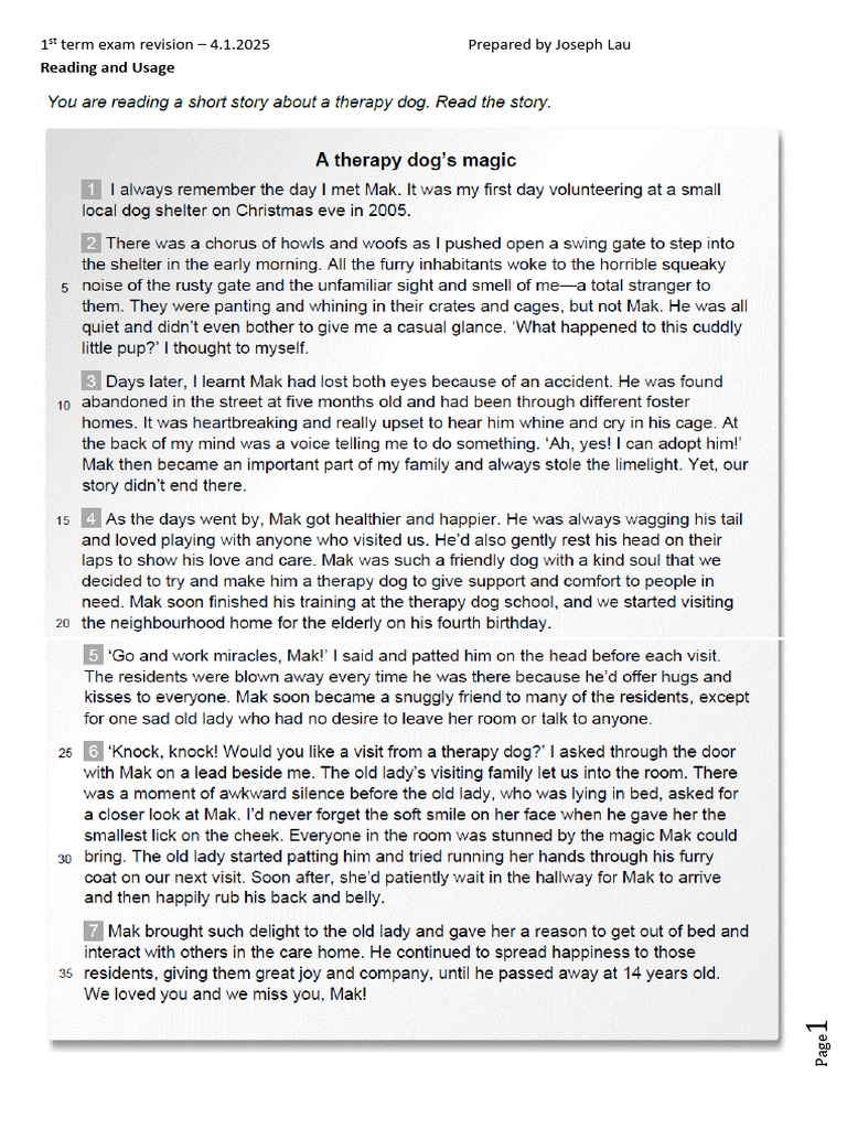 English Lesson Notes 4.1.2025-1 | PDF | Tests | Educational Assessment ...