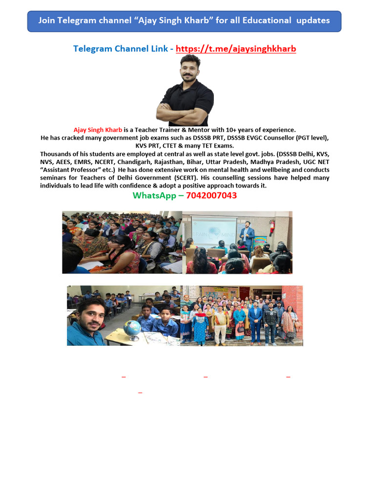 हिंदी Notes (Dsssb Kvs) | PDF