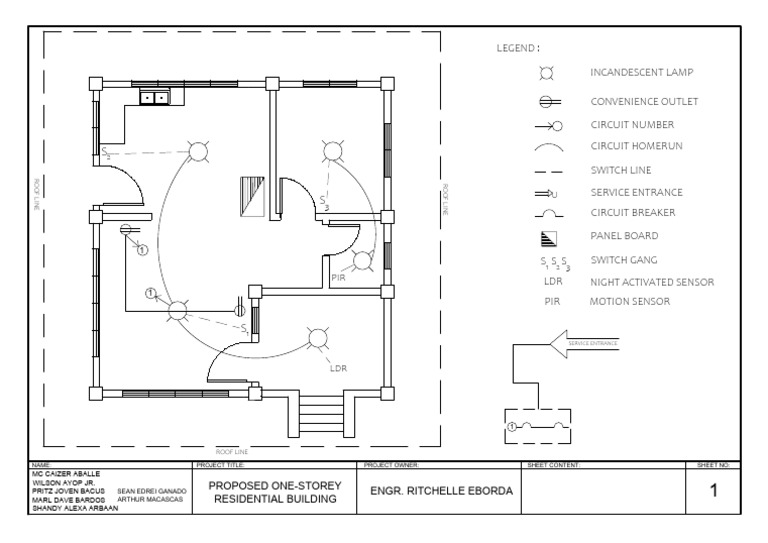 Electrical Layout Plan | PDF | Building Engineering | Power (Physics)