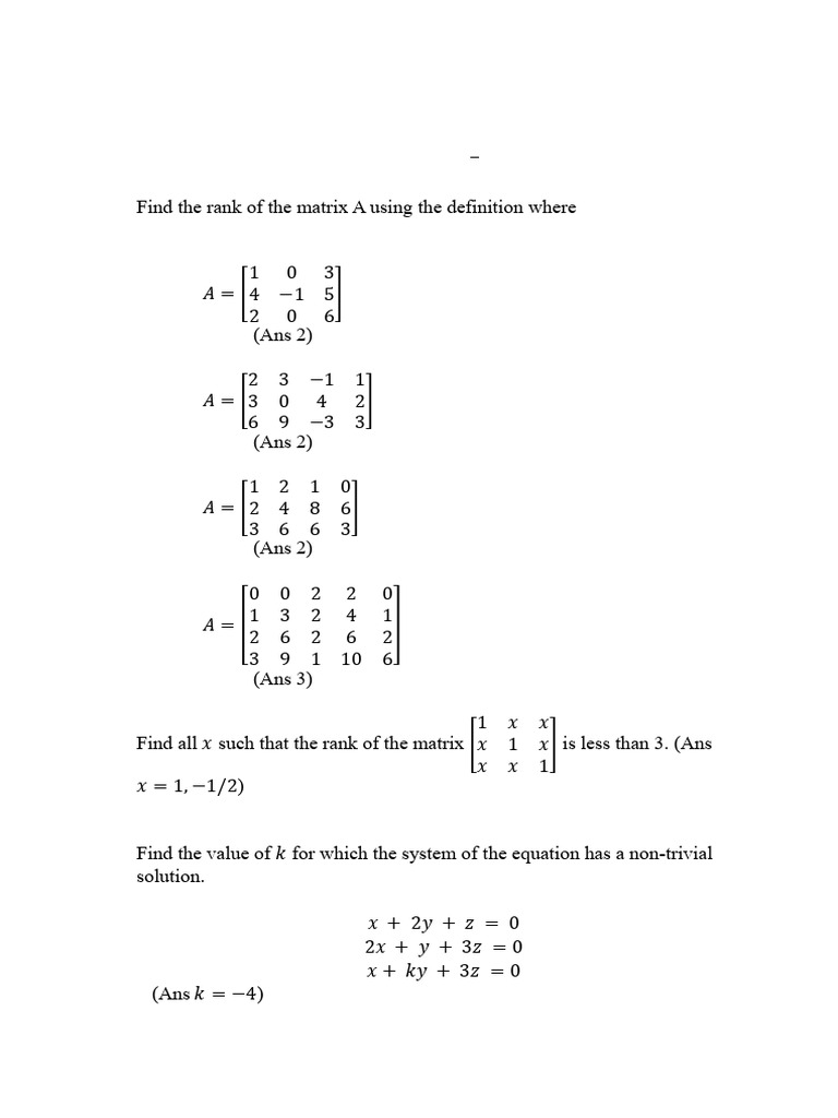 Unit 2 Worksheet 3 2025 Linear Algebra Pdf Eigenvalues And
