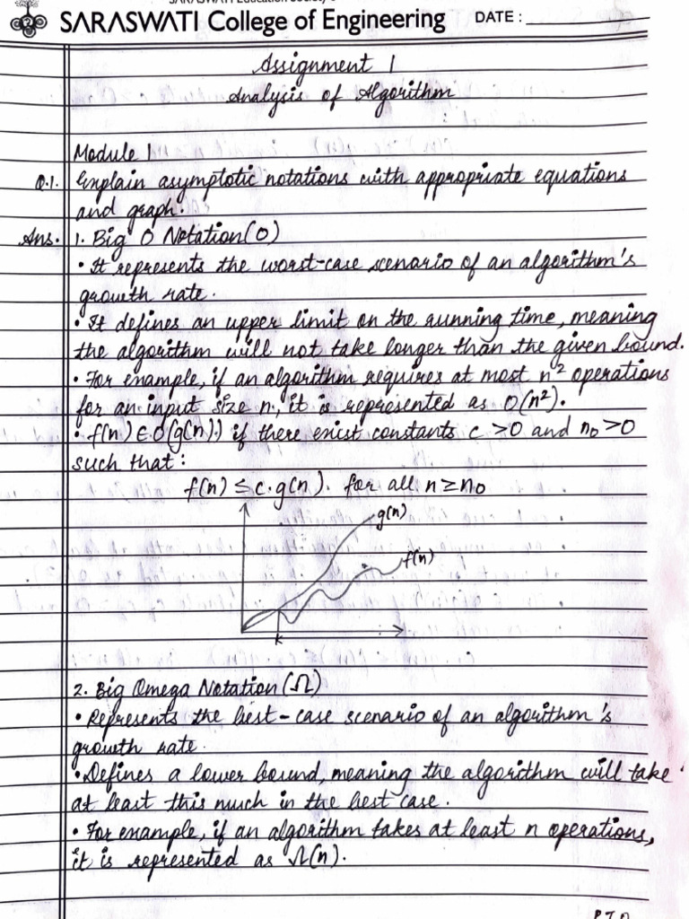 AOA Assignment 1 | PDF