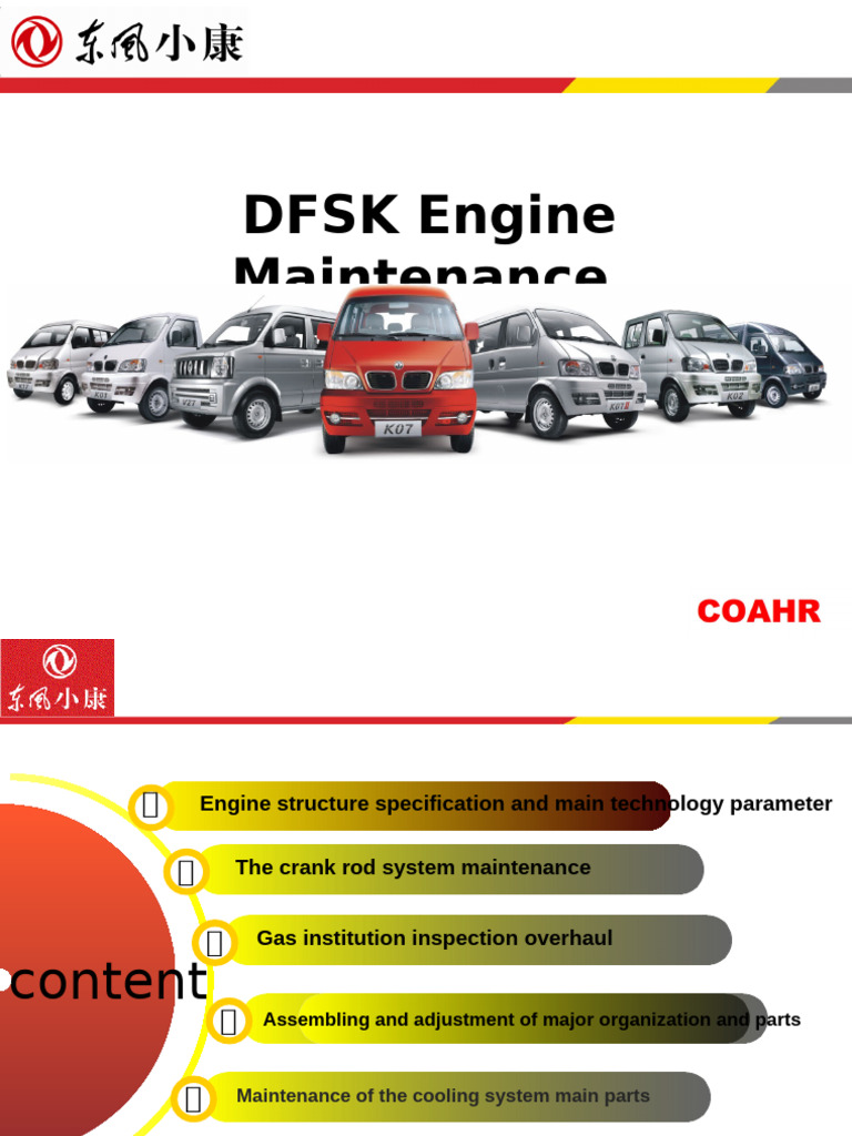 EQ465i2-30 and AF11 Engine Maintenance Basis Introduction | PDF ...