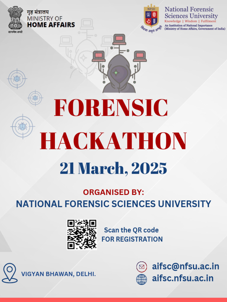 Forensic Hackathon Brochure | PDF | Forensic Science | Dna Profiling