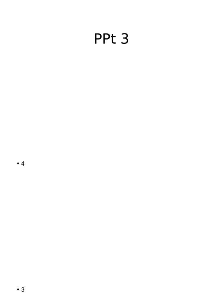 PPt 3 | PDF
